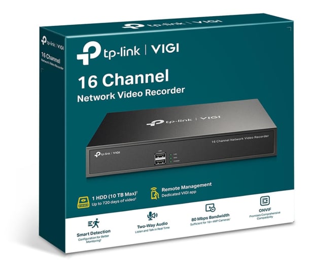TP-Link VIGI NVR1016H 16-kanałowy sieciowy rejestrator wideo ... TP-Link VIGI NVR1016H 16-kanałowy sieciowy rejestrator wideo ...